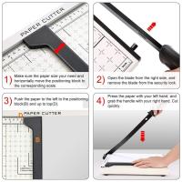 China Multi Color A4 Paper Cutter Versatile Tool for School Office Household Stationery for sale