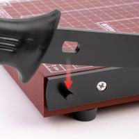 China A5 Wooden Paper Trimmer Mini Guillotine Cutter For Printing And Photo Paper for sale