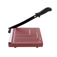 China A5 Wooden Paper Trimmer Mini Guillotine Cutter For Printing And Photo Paper for sale