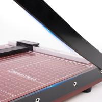 China Mini Paper Cutter with Wooden Base Manual Paper Trimmer from ZEQUAN for sale