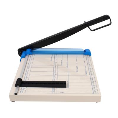 China Professional Mini Desktop Heavy Duty Paper Cutter Manual Guillotine for A4 Paper Cutting for sale