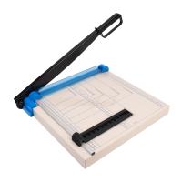 China Professional Mini Desktop Heavy Duty Paper Cutter Manual Guillotine for A4 Paper Cutting for sale