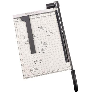 China A4 Paper Trimmer 12 Sheets Cutting Thickness Steel Office Good Helper Manual Paper Cutter for sale