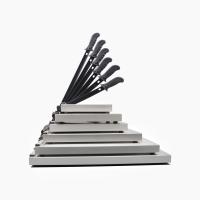 China Portable Paper Cutter Manual Hand Guillotine for Office Paper Trimmer in White Color for sale