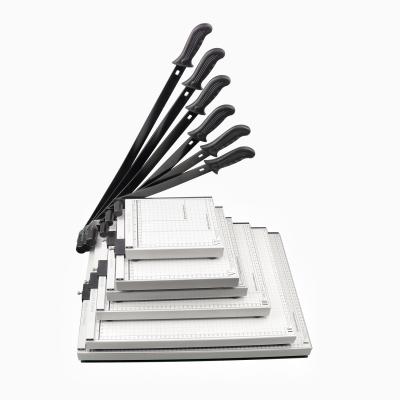 China Manual Steel ZEQUAN A4 Paper Cutter Guillotine Photo Cutting Machine 12 Sheets Paper Trimmer for sale