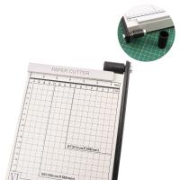 China White Manual Paper Cutter Machine Guillotine for A5 Paper Trimmer by ZEQUAN for sale