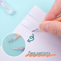 China Seven Color Mini Blades Journal Scrapbook Cutter Stickers Handcraft Art Hidden Pen Knife for sale