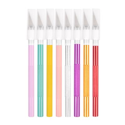 China Metal Handle Scalpel Blade Knife for Craft Engraving Cutting Supplies DIY Stationery for sale