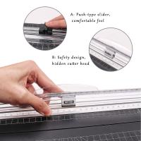 China Get 4 Packs of 24*24*24mm Replaceable Safety Blades for Effortless Paper Cutting for sale