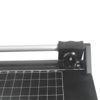 China Manual Black Paper Cutter 36 Inch Handheld Sliding Rotary Trimmer for Smooth Trimming for sale