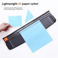 China Compact Manual A3 Paper Trimmer with Safely Blade and Cutting Thickness of 1mm in Black for sale