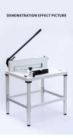 China 9 KG Manual Guillotine Paper Cutting Machine with Sturdy Heavy Duty Bracket 858 A3 A4 for sale