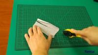 China Thick Self-Healing Non-Slip Mat Professional Double Sided Rotary Cutting Mat in Green for sale