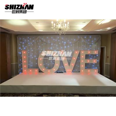 China Wedding Aluminum Modular Stage Portable 1x1m for sale