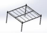 China 290X290mm Concert Curved Aluminum Box Event Stage Lighting Truss System for sale