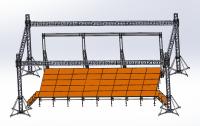 China Bolt Square Box Truss Aluminum Square Screw Truss for sale