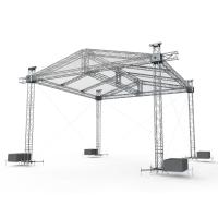 China Exhibition Frame Truss Structure Aluminium Spigot Truss 1M for sale
