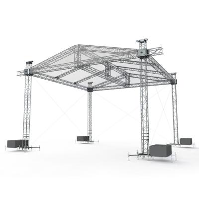 China Exhibition Frame Truss Structure Aluminium Spigot Truss 1M for sale