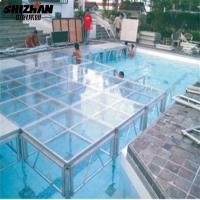 China Wedding Aluminum Stage Platform Acrylic Event Stage Height Adjustable for sale