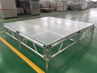 China Aluminum Alloy Plywood Acrylic Glass Stage Anti Slip Black 15mm for sale