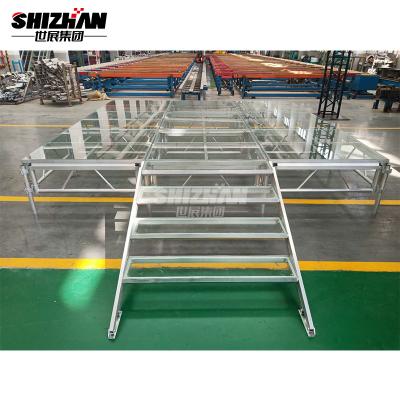 China Square Led Acrylic Stage Platform Portable 15mm 18mm For Wedding Party for sale