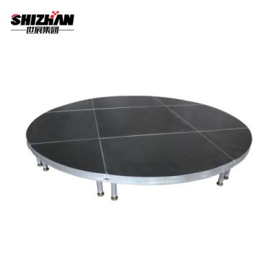 China Heavy Duty DJ Event Lighting Aluminium Truss Stage Movable Portable for sale