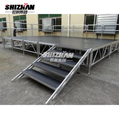 China Concert Aluminum Stage Podium Mobile Height Adjustable for sale