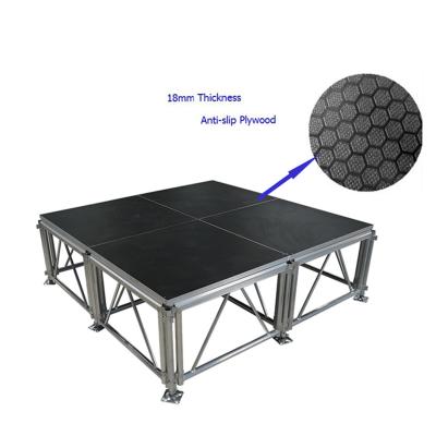 China Display Aluminum Stage Truss 1.22*1.22m Platform for sale