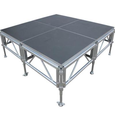China 1.22*1.22m Aluminum Stage Platform Event Truss 18mm Plywood Design Display for sale