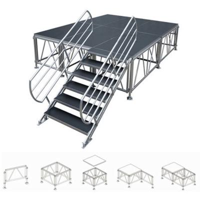 China Light Square Aluminum Structure Stage For Event Show for sale