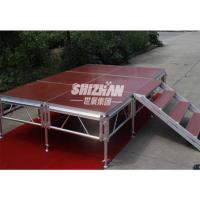 China Triangle Aluminum Alloy Stage Adjustable Height For Concert Show for sale