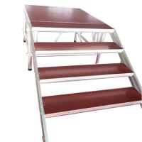 China Triangle Aluminum Alloy Stage Adjustable Height For Concert Show for sale