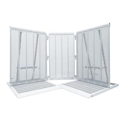 China Aluminum Flood Barrier Retractable Gate Barrier for sale