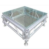 China Acrylic Aluminum Stage Portable Glass Stage Platform Concert Free Design for sale