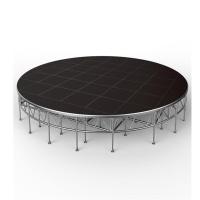 China Portable Circle Stage Platform Light Removable Aluminum Stage For Trade Show for sale