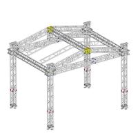 China Stage Lighting Booth Aluminum Square Truss Display for sale
