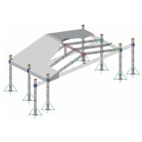 China Stage Lighting Booth Aluminum Square Truss Display for sale