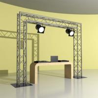 China 1M Design Customized 13ft height Portable Modular Aluminum Truss Stand Ground Frame Structure for sale