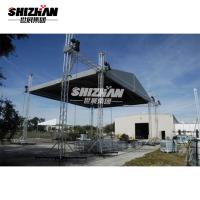 China Flat Aluminium Alloy Truss Wedding Event Stage Truss Lighting Box Truss for sale