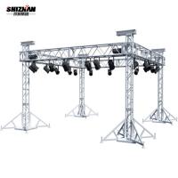 China Adjustable Aluminium Lighting Truss in White for Customized Stage Designs for sale