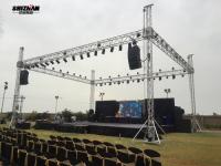 China Grace Aluminum Stage Truss Mobile DJ Portable Lighting Stand Truss Display for sale