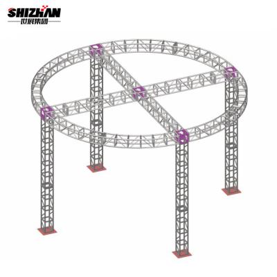 China Aluminum Alloy Lighting Round Truss Electric Galvanized for sale