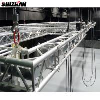 China Portable Spigot Black Lighting Truss Section Aluminum Stage Truss System for sale