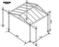 China Flat Aluminium Bolt Lighting Box Truss for sale