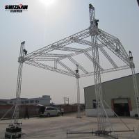 China Flat Aluminium Bolt Lighting Box Truss for sale