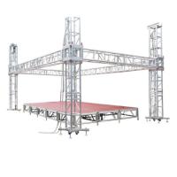 China Customized Aluminum Lighting Truss Display Stage For Event Concert Trade Show for sale