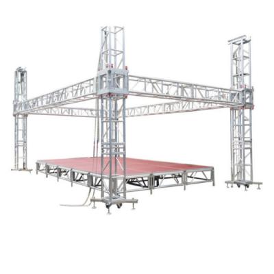 China Customized Aluminum Lighting Truss Display Stage For Event Concert Trade Show for sale