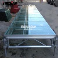 China TUV/SGS/CE/ISO9001 Certified 4x4/4x8 Glass Stage Deck for sale