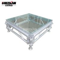 China Outdoor Concert Stage Glass Portable Folding Stage for sale