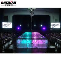 China Outdoor Concert Stage Glass Portable Folding Stage for sale